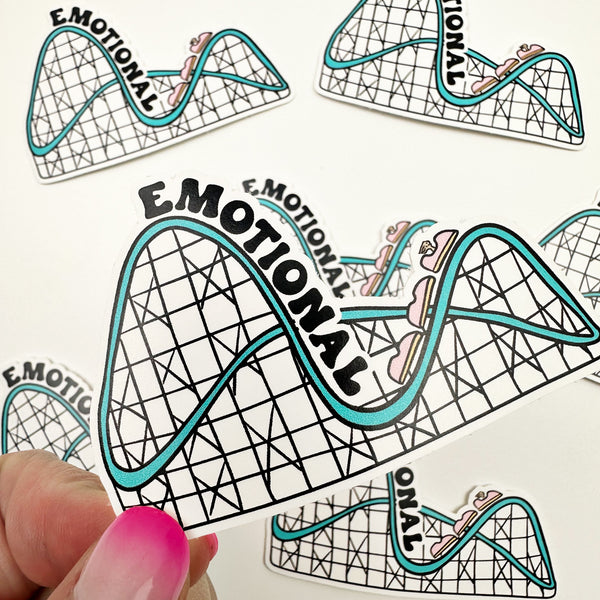 Emotional Rollercoaster Vinyl Decal - Fabulously Planned