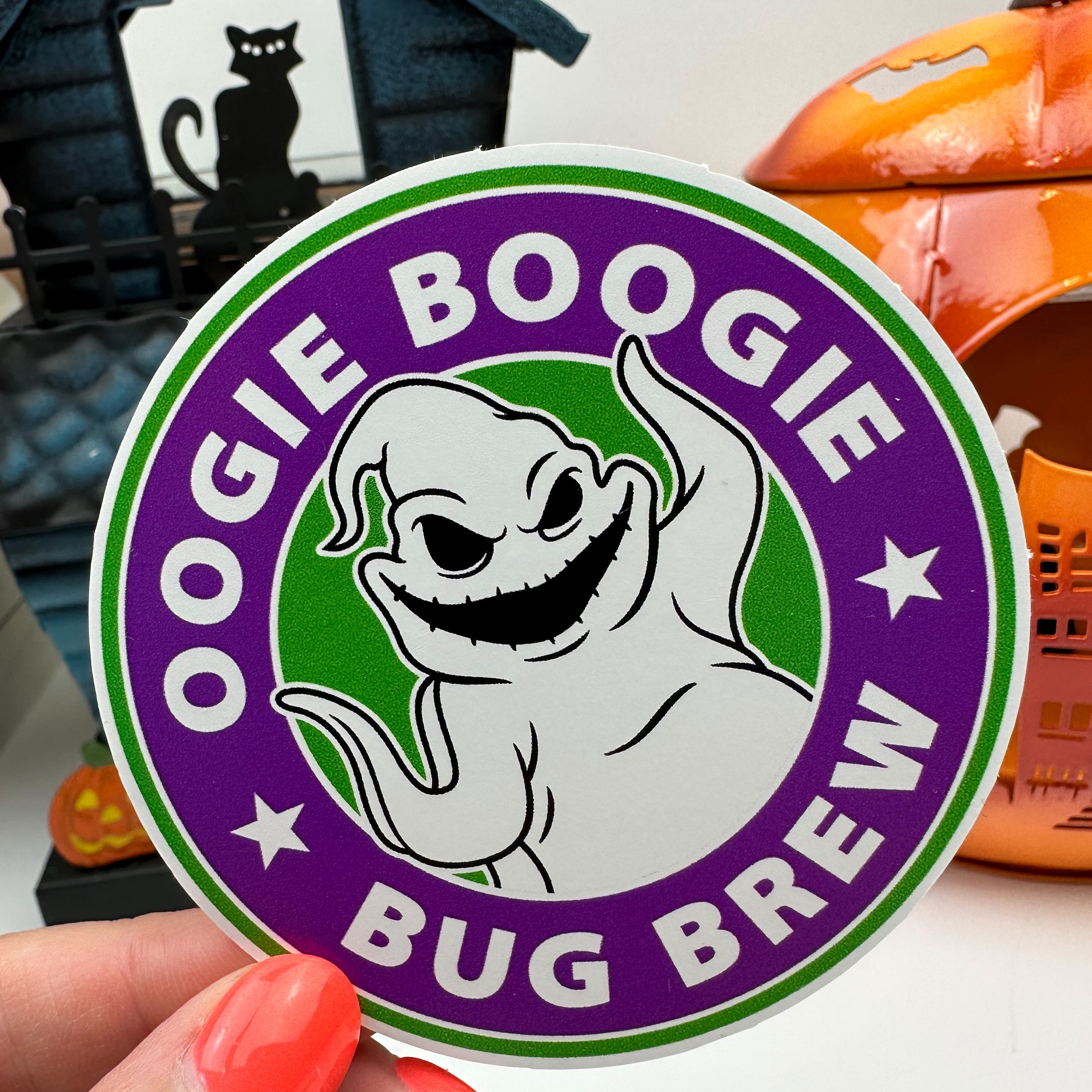 Oogie Boogie Bug Brew Vinyl Decal - Fabulously Planned