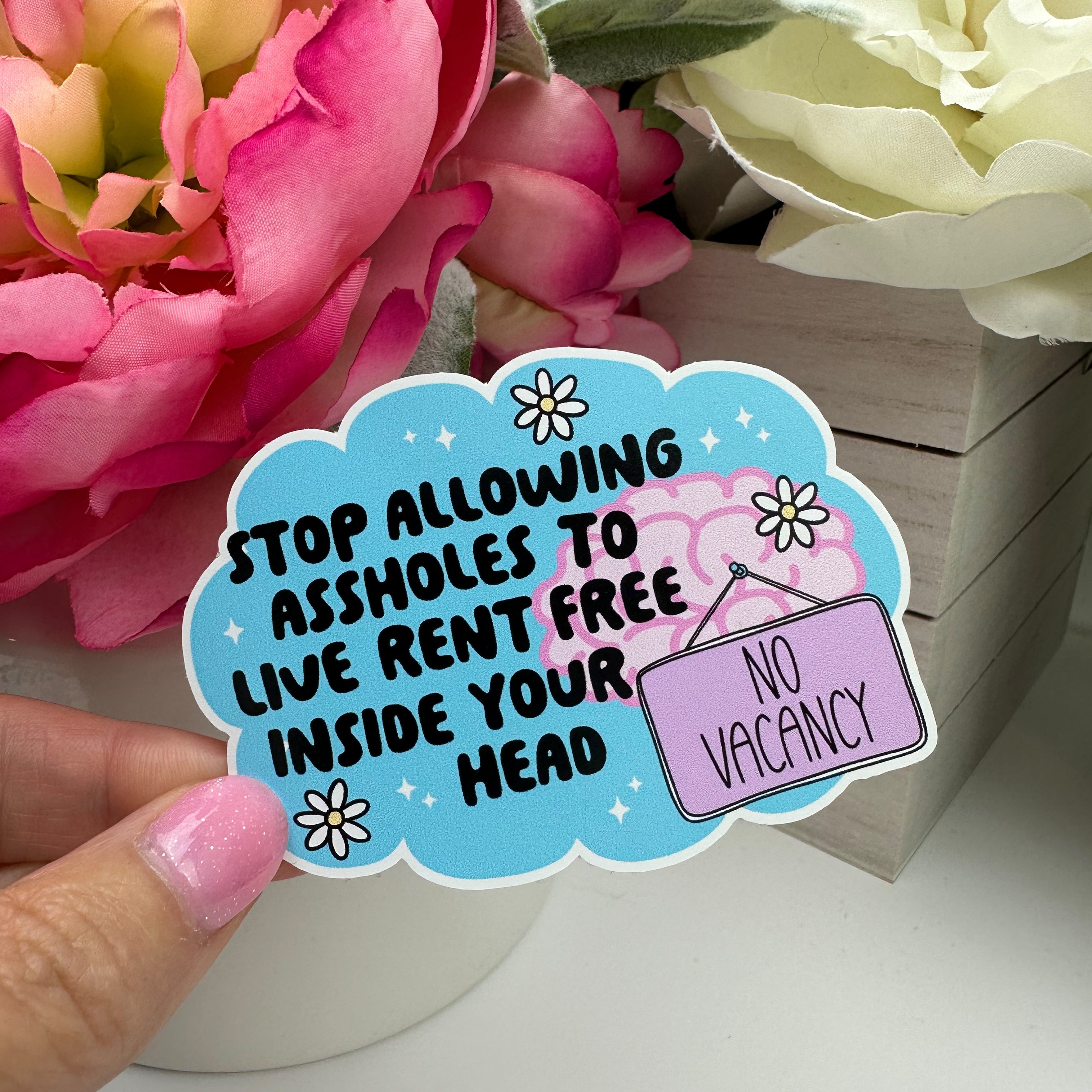 No Vacancy Vinyl Decal - Fabulously Planned