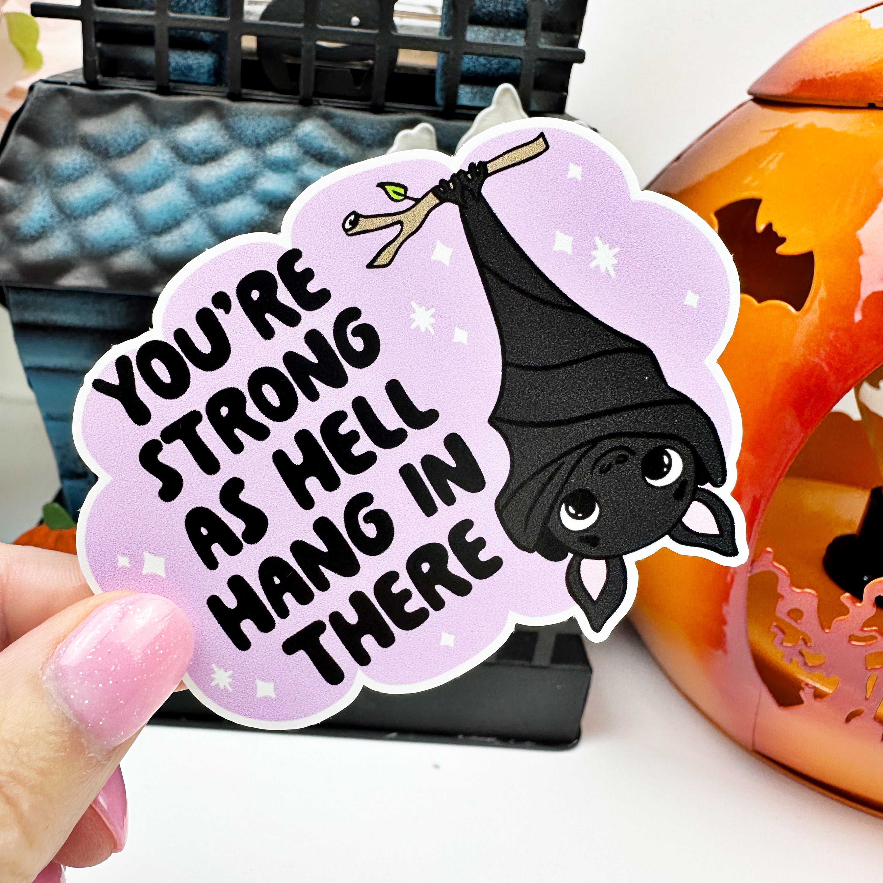 Strong as Hell Vinyl Decal - Fabulously Planned