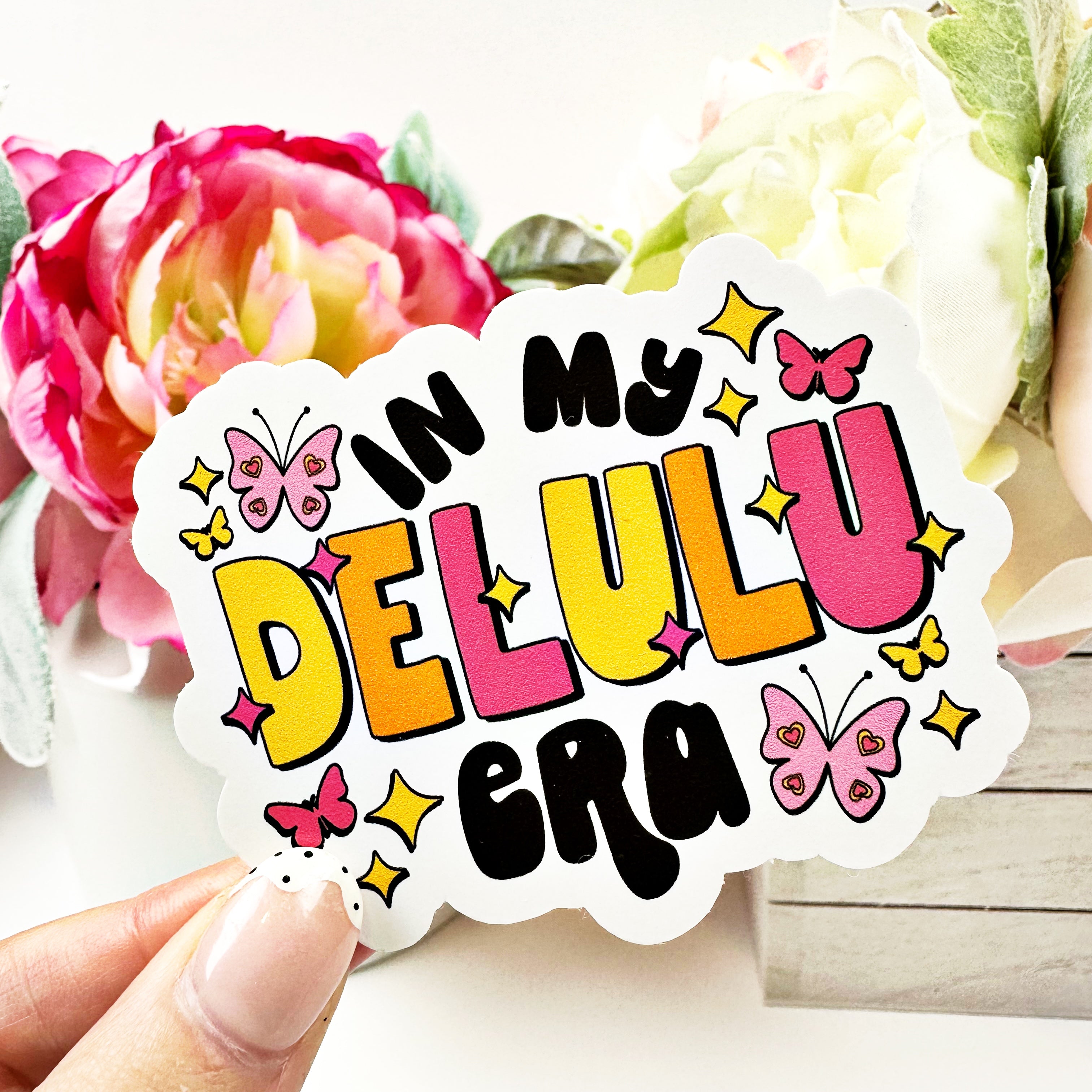 In My Delulu Era Vinyl Decal - Fabulously Planned