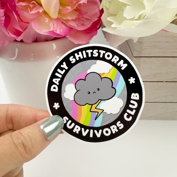 Daily ShitStorm Vinyl Decal - Fabulously Planned