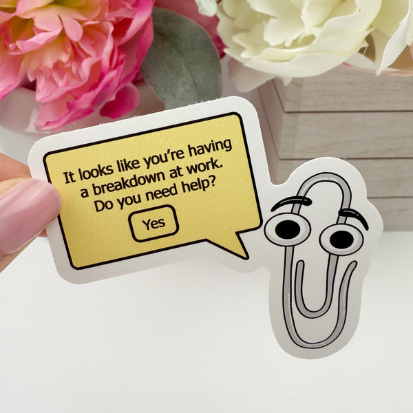 Do You Need Help? Vinyl Decal - Fabulously Planned