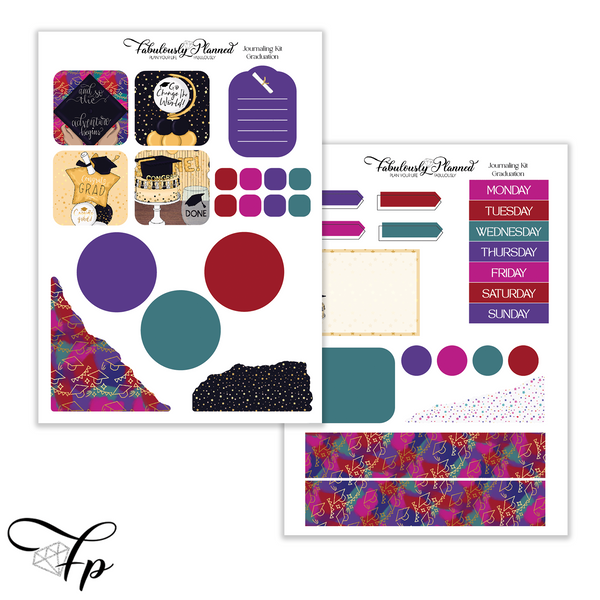 Graduation- Journaling Kit - Fabulously Planned