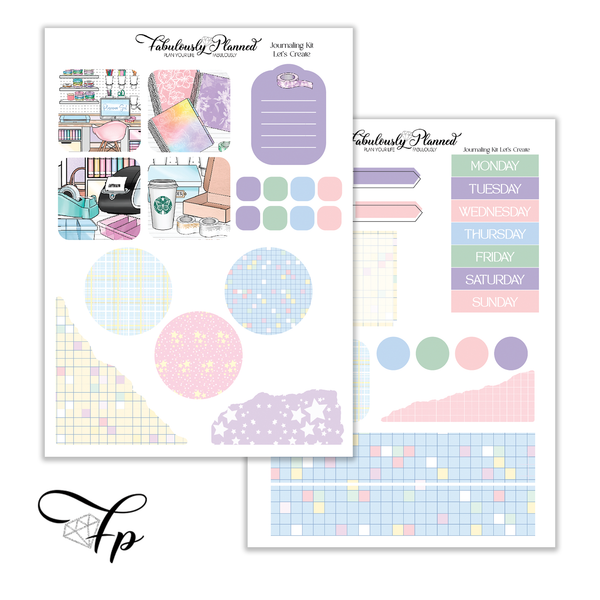 Let's Create - Journaling Kit - Fabulously Planned