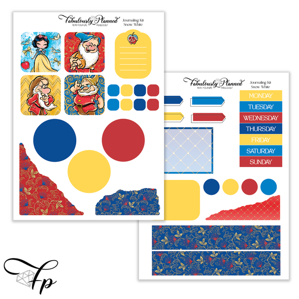 Snow White - Journaling Kit - Fabulously Planned