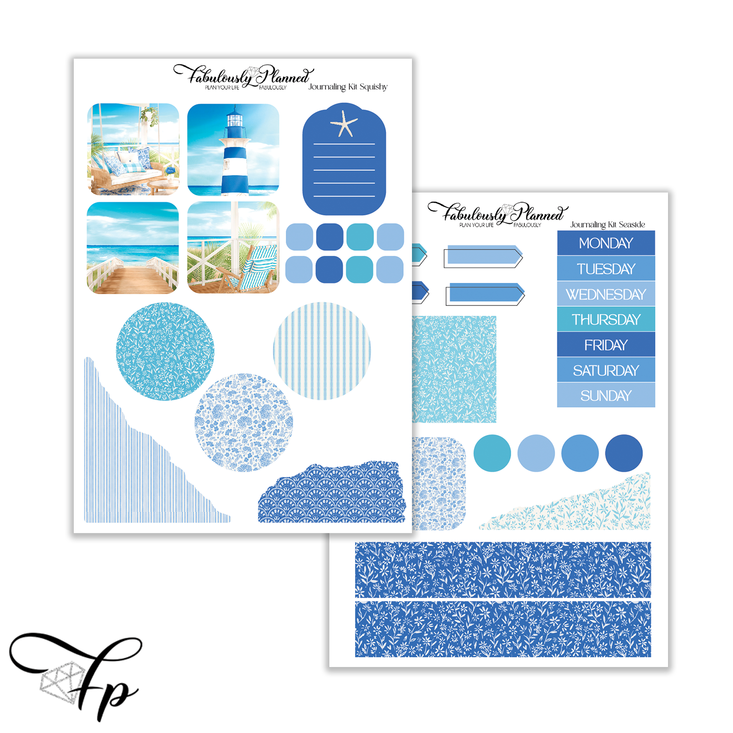 Seaside - Journaling Kit - Fabulously Planned