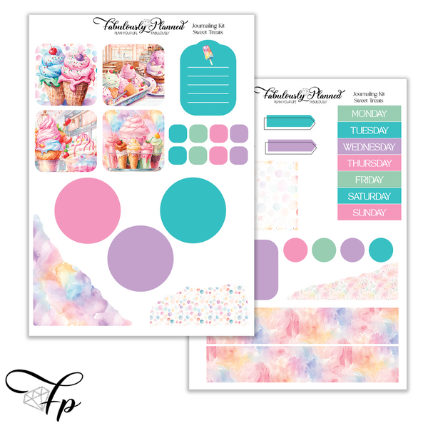 Sweet Treats - Journaling Kit - Fabulously Planned