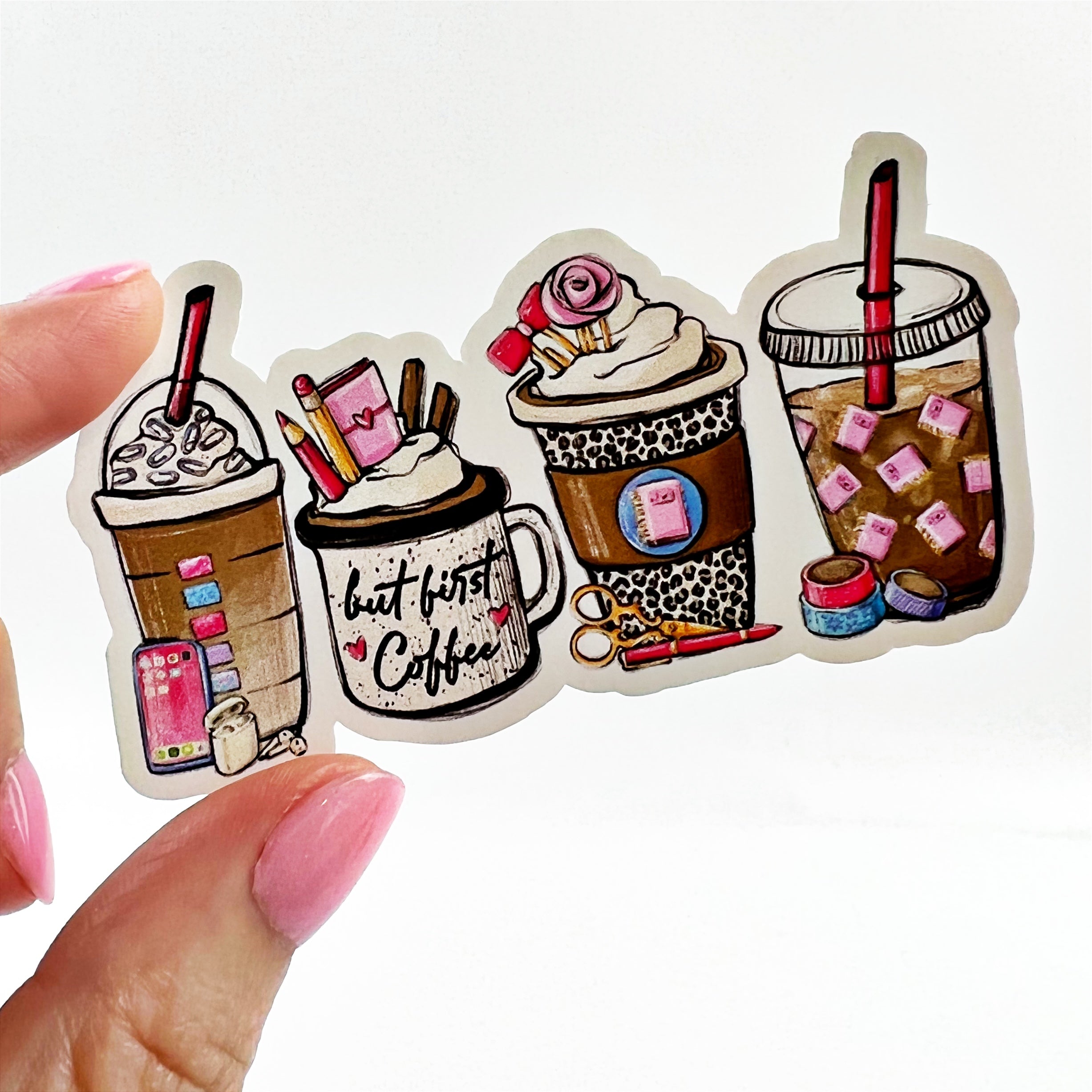 Planner Girl Coffee Vinyl Decal - Fabulously Planned