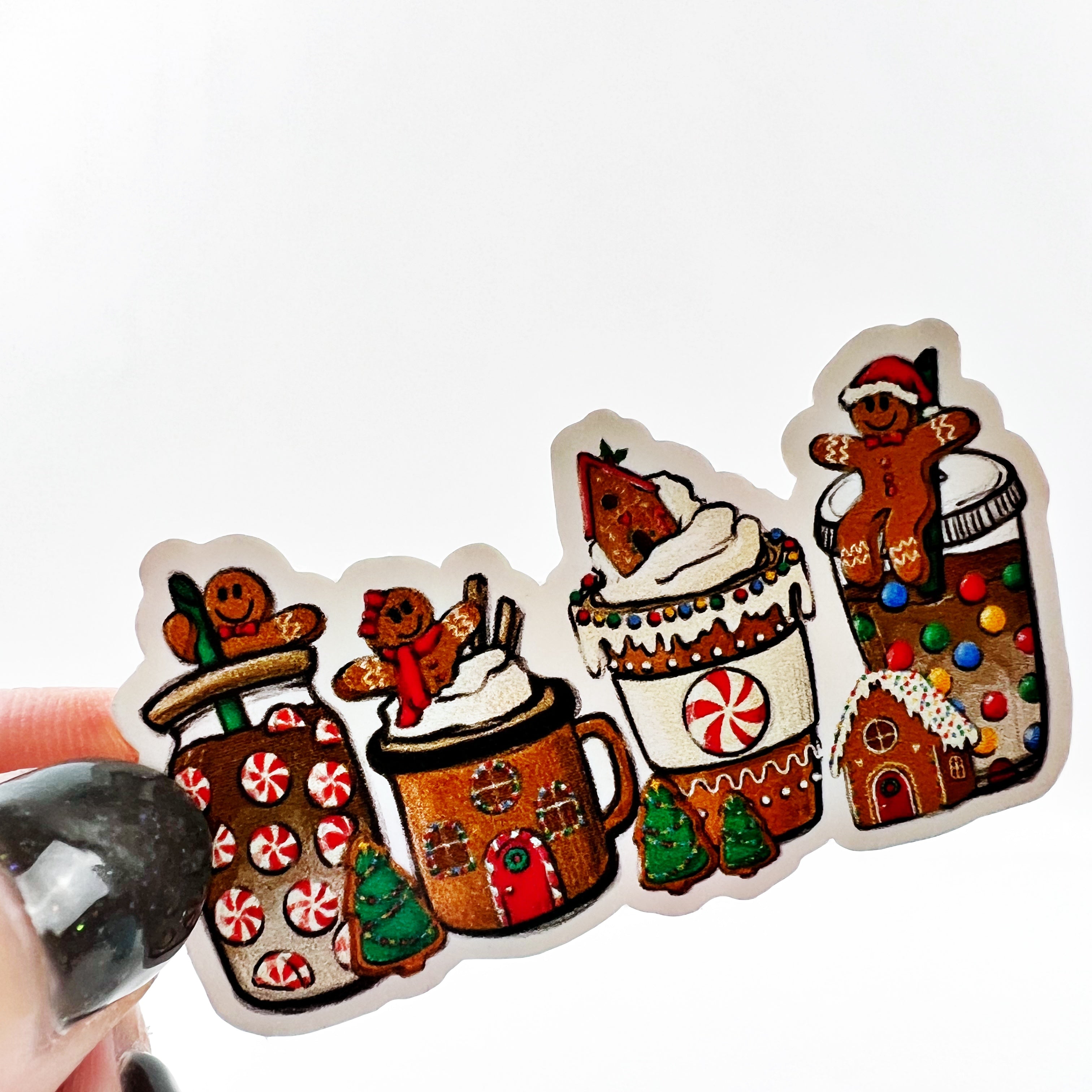 Gingerbread Coffee Vinyl Decal - Fabulously Planned