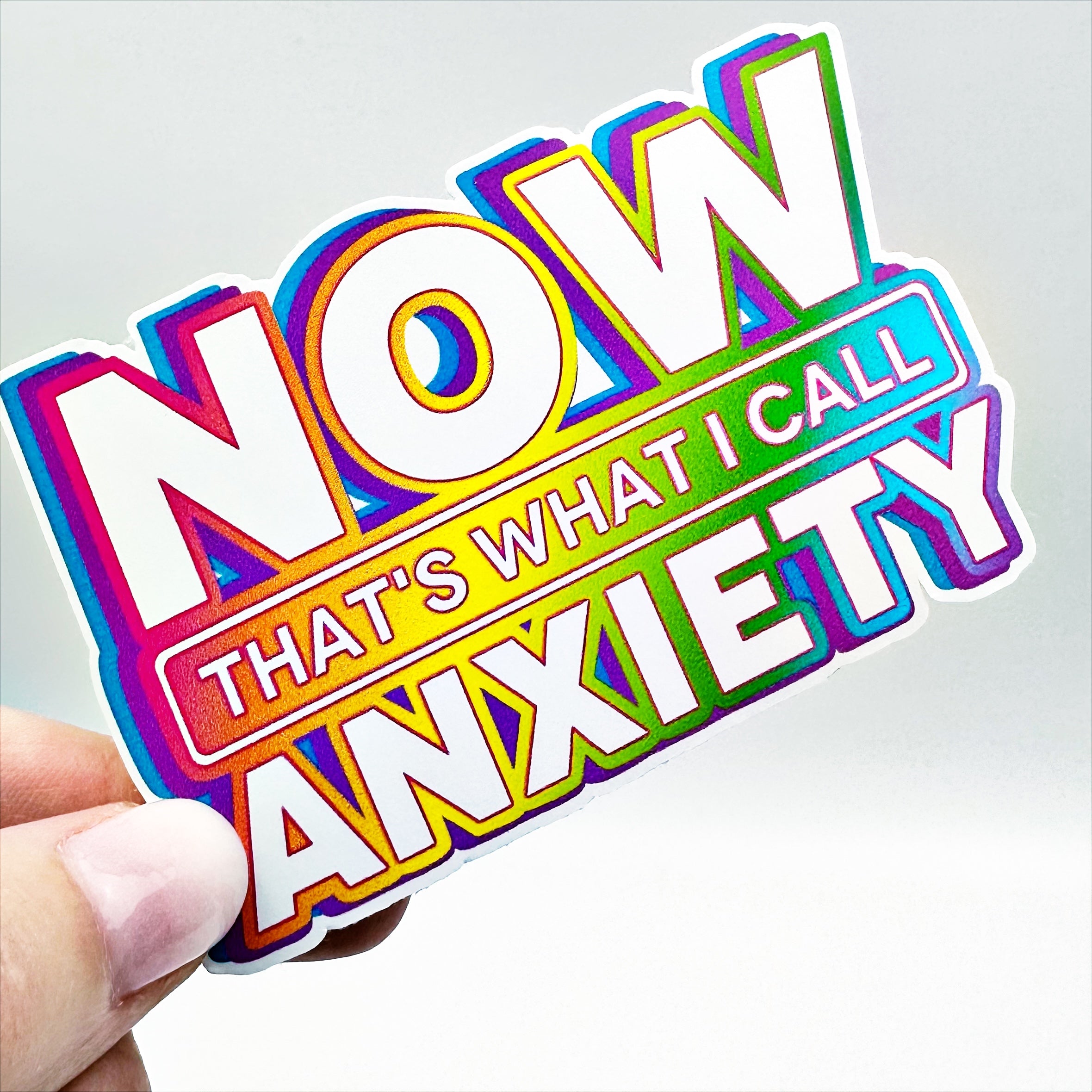 Now That's What I Call Anxiety Vinyl Decal - Fabulously Planned