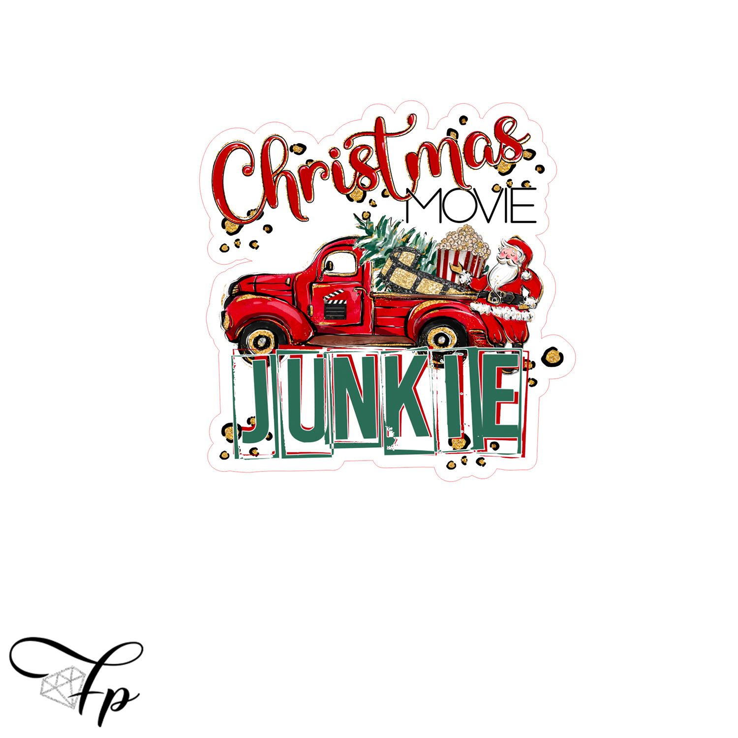Christmas Movie Vinyl Decal - Fabulously Planned