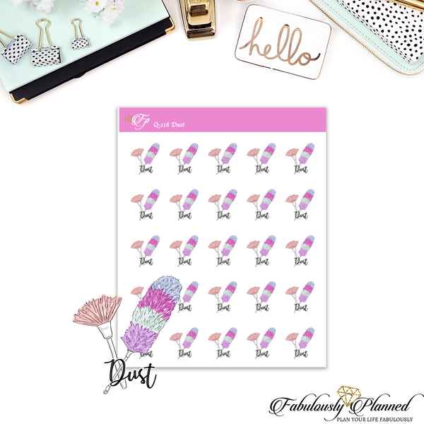 Dust Stickers - Fabulously Planned