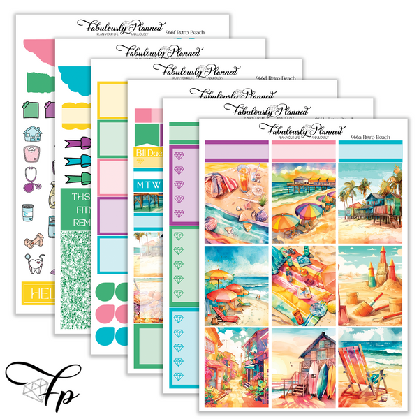 Retro Beach - Full Carat Collection - Fabulously Planned